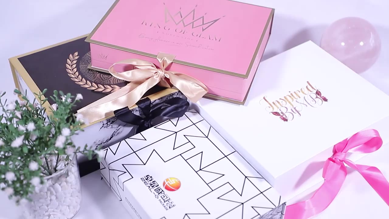 Zeal-X - Luxury custom hair extension packaging wig boxes with ribbon ...